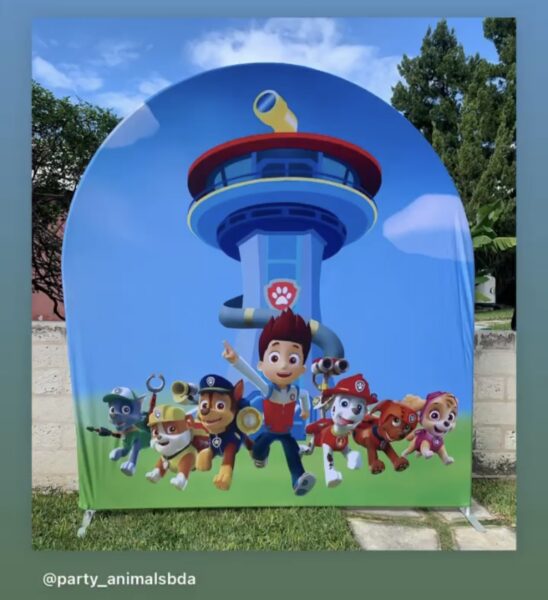 Paw Patrol Backdrop – Party Animals